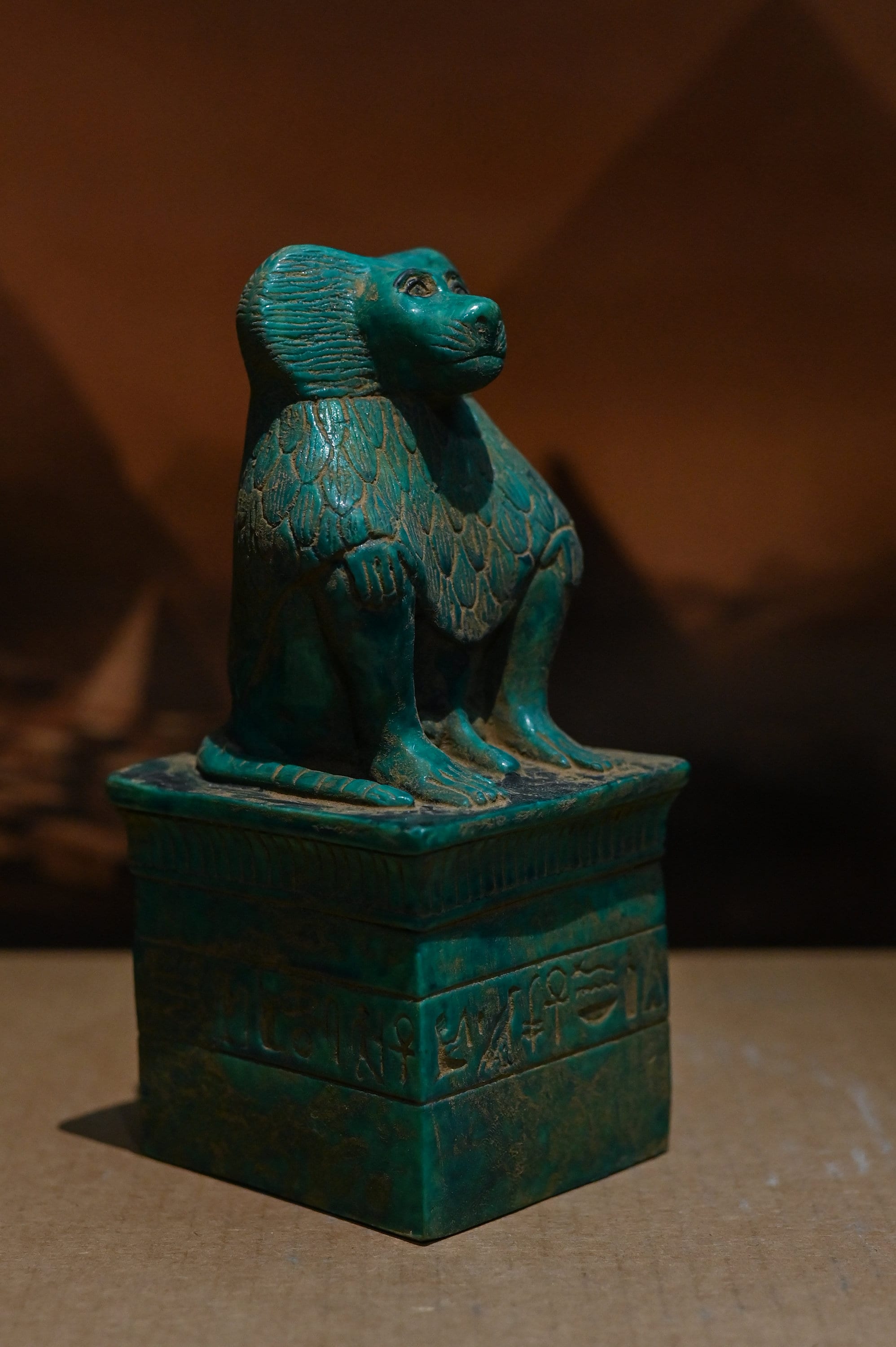 Statue of Thoth Baboon Seated Monkey moon God Thoth and - Etsy