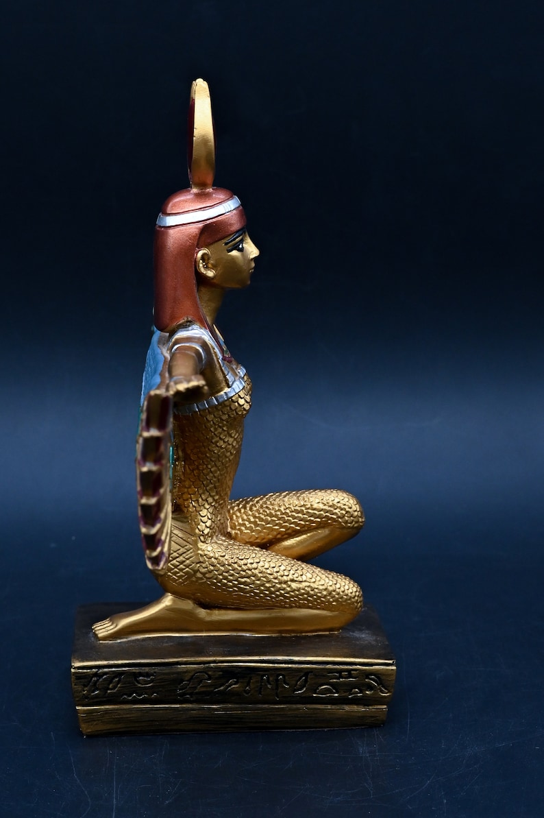 Black & Gold Ancient Egyptian ISIS Goddess of Healing and - Etsy