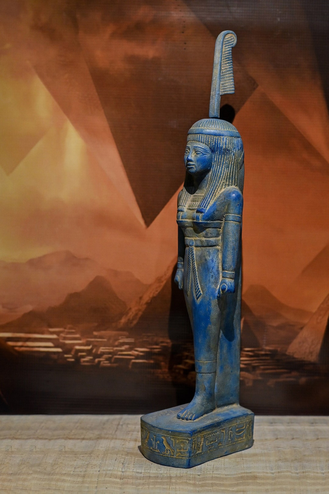 Hand Carved Statue of God Shu, God of Justice and Balance, Made of ...