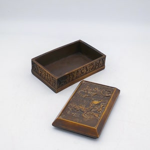 Egyptian Art Box Decorative Pharaonic Made in Egypt | Etsy