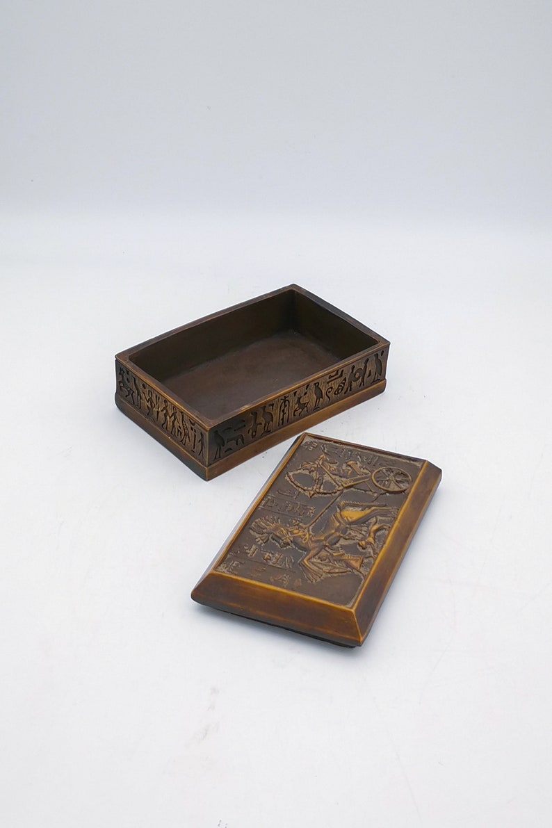 Egyptian Art Box Decorative Pharaonic Made in Egypt | Etsy