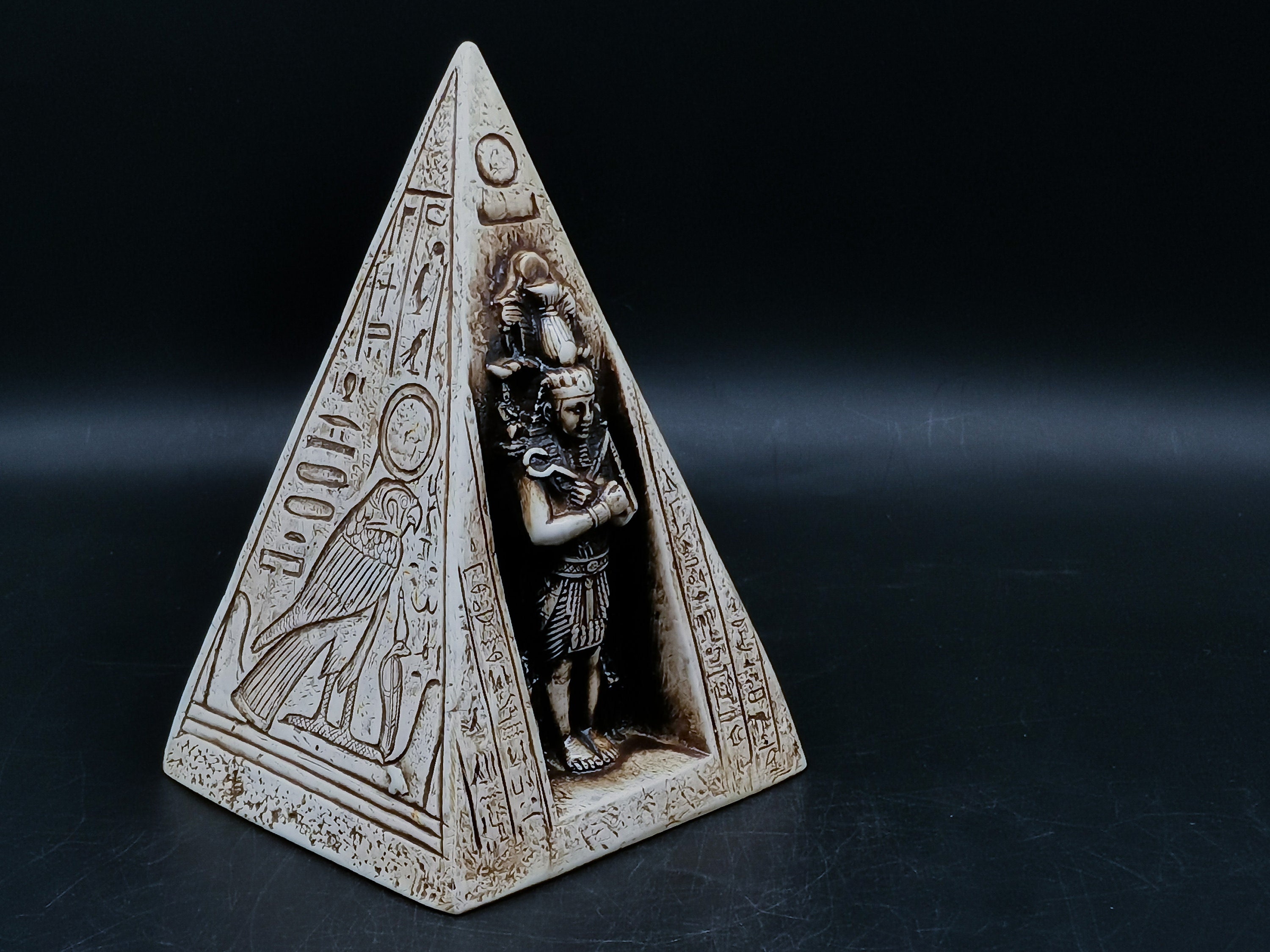 Unique Pyramids Egyptian Art Pharaonic Inscriptions Made in | Etsy