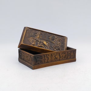 Egyptian Art Box Decorative Pharaonic Made in Egypt | Etsy