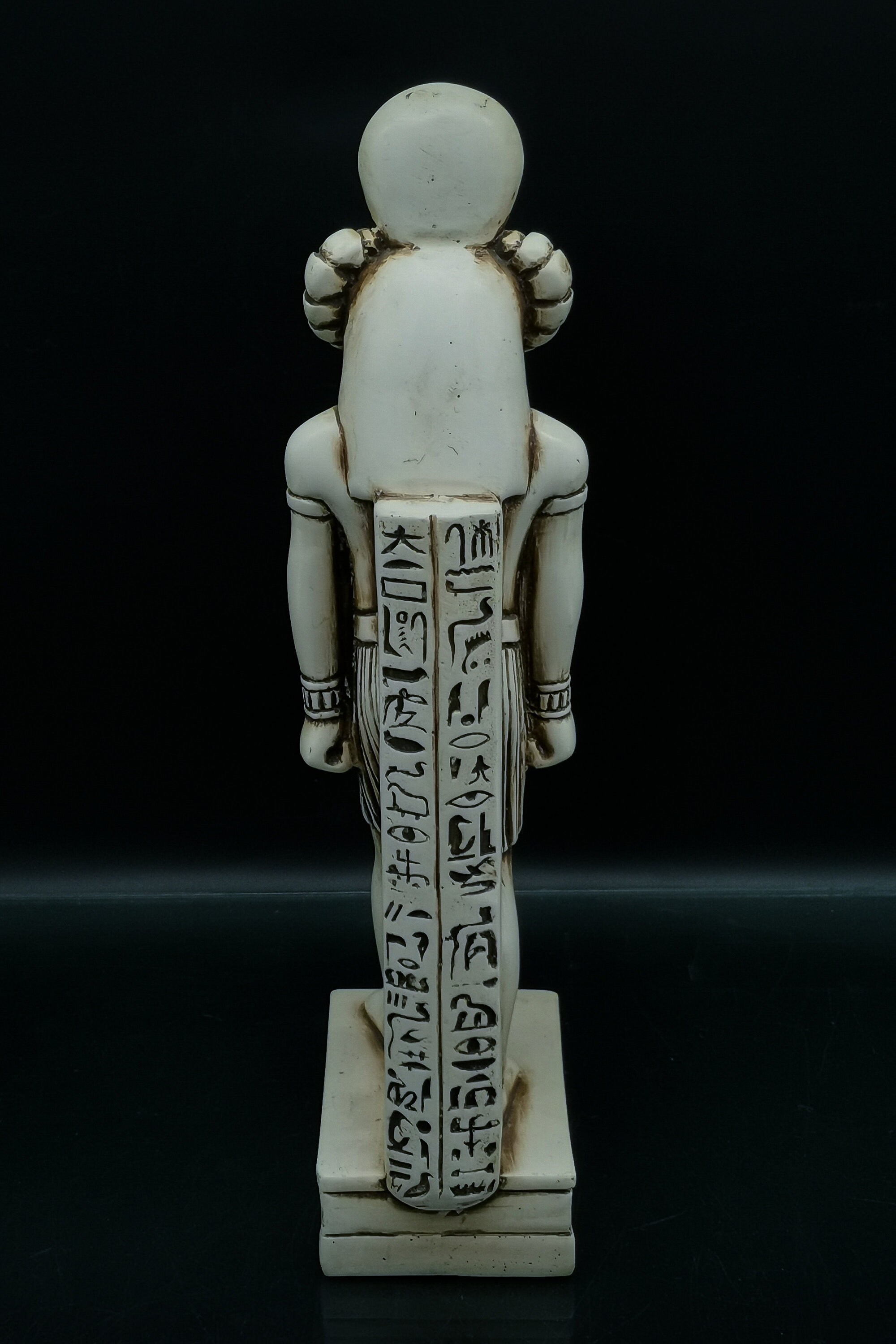 Unique Ancient Egyptian God khnum statue large solid stone | Etsy