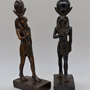 Ancient Egyptian Statue of Sun God Ra Harakhte Crowned With a - Etsy