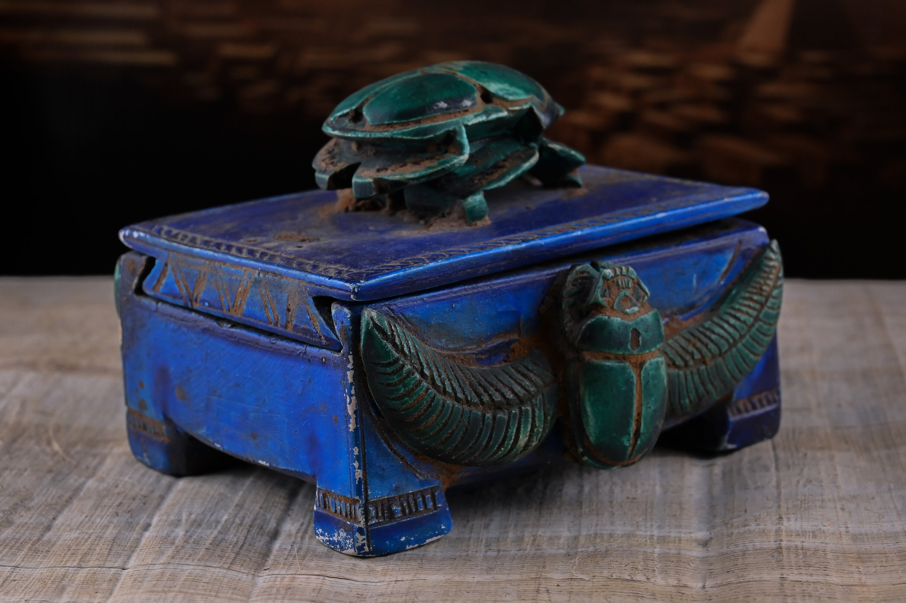 Rare Ancient Egyptian Box Made of Natural Stone Hand Carved - Etsy ...