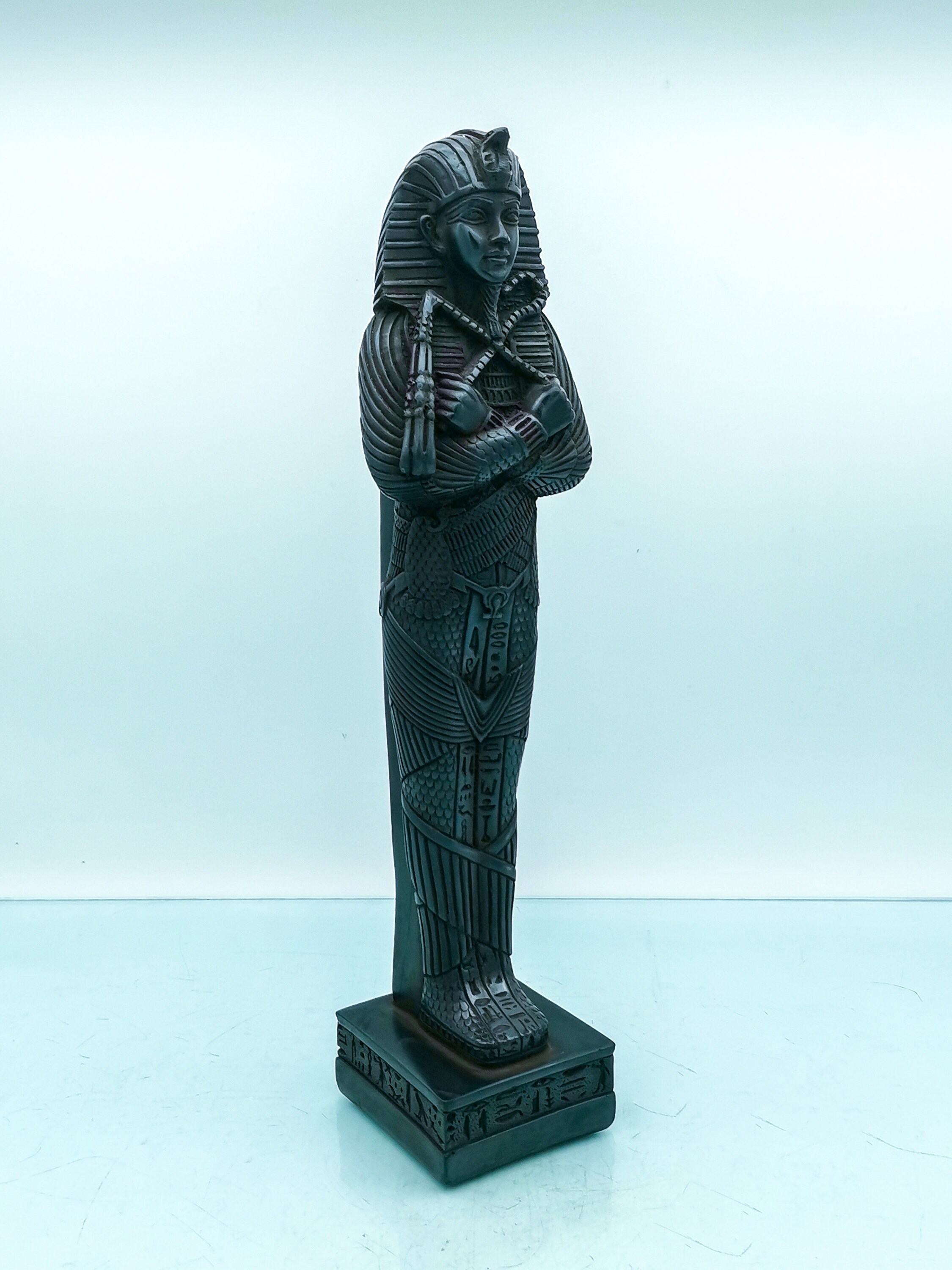 Unique Ancient Egyptian Statue of King Tutankhamun Large Black - Etsy