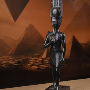 Egyptian Statue of God Amun Ra God of the Sun, Wind and Fertility Made ...