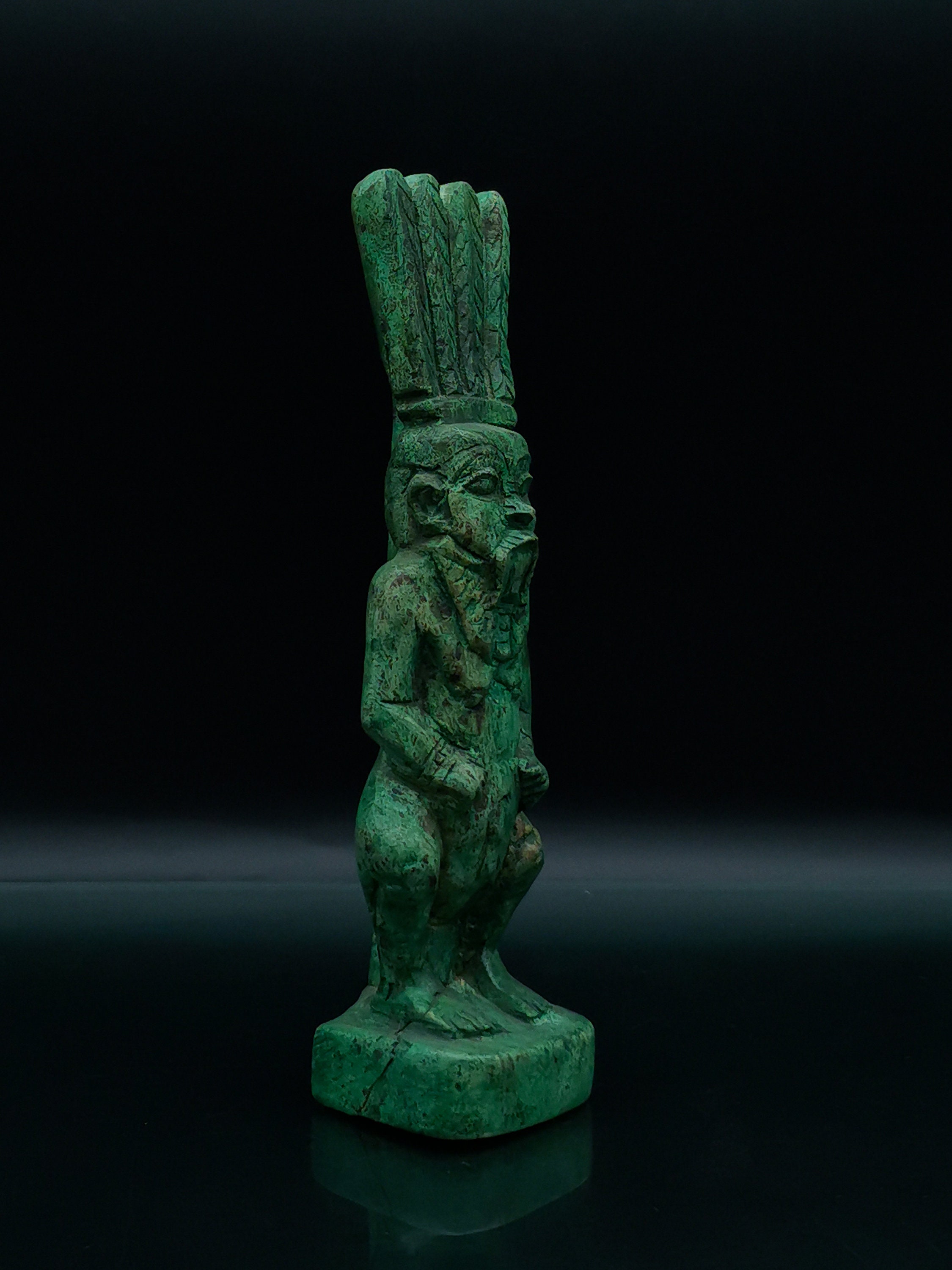 Unique Statue of God Bes the dwarf protector of households | Etsy