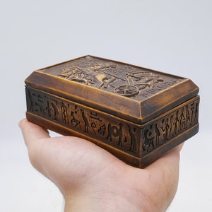 Egyptian Art Box Decorative Pharaonic Made in Egypt | Etsy