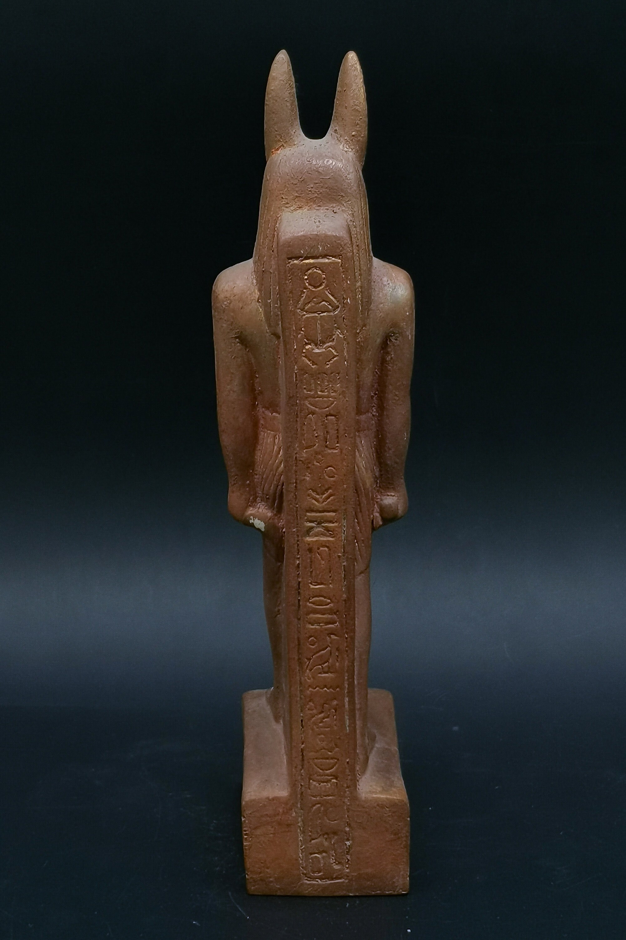 Egyptian God Anubis Statue Solid Stone Made in Egypt - Etsy