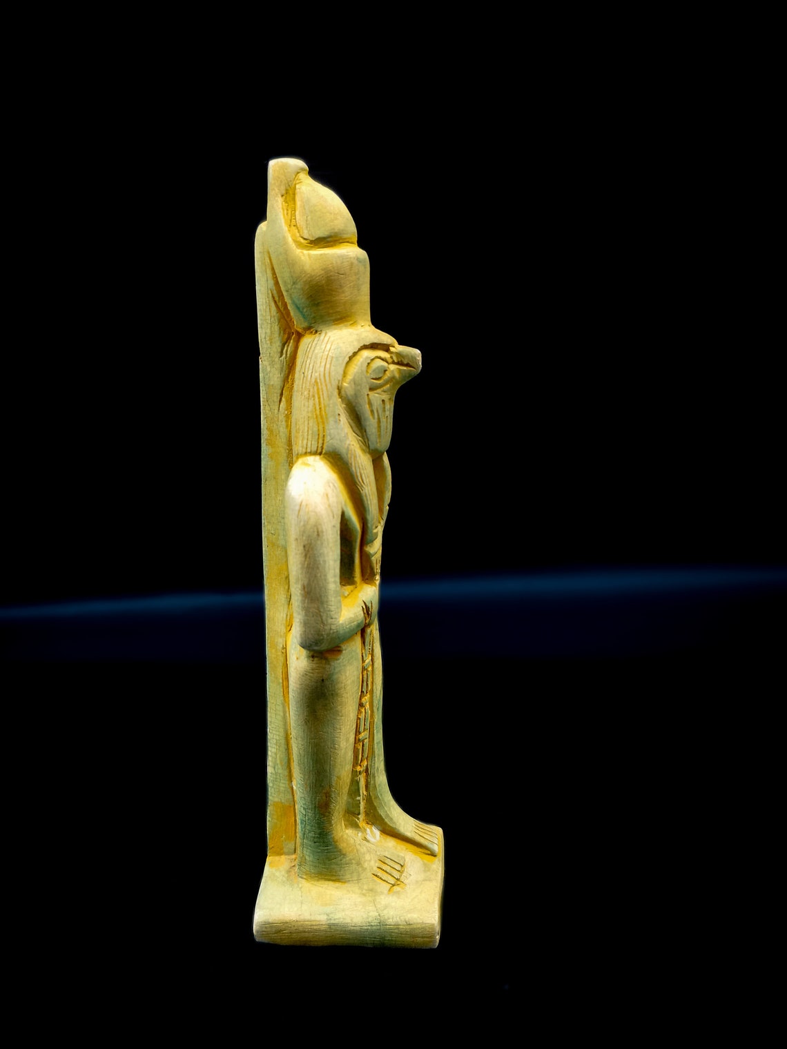 Rare vintage Egyptian God Horus carved Stone made in Egypt | Etsy