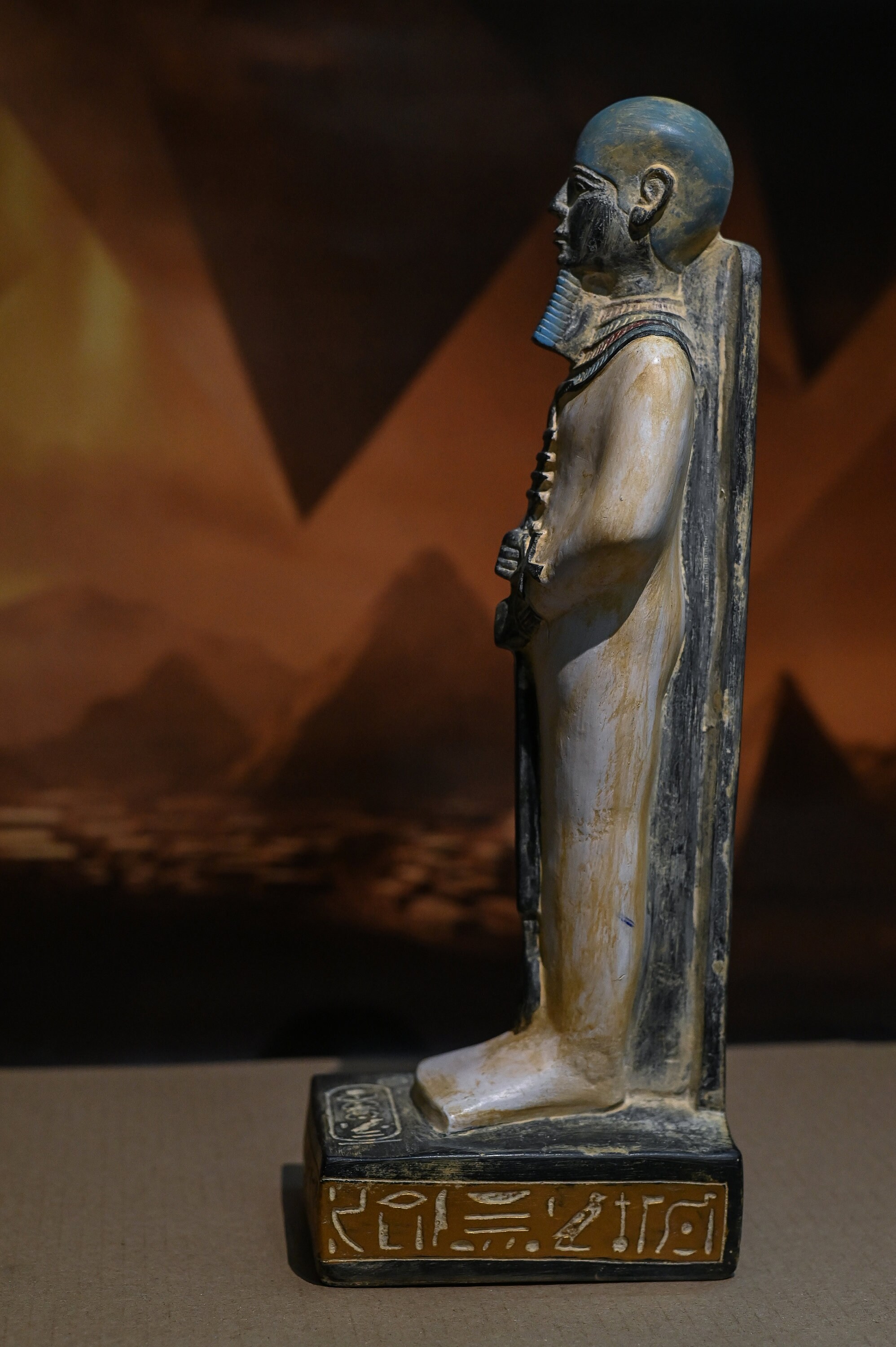 Hand Carved Egyptian Art Statue of God Craftsmen Ptah Large - Etsy