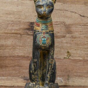 Large Replica Bastet Goddess Statue Home Decor Cat Cat Goddess Bastet ...