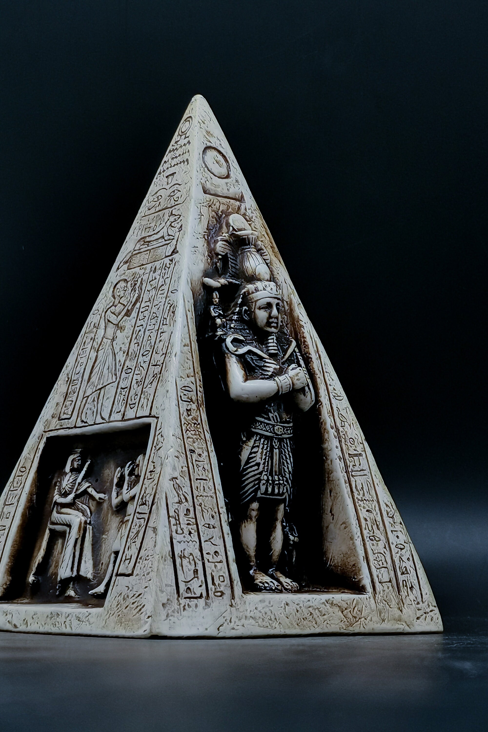 Unique Pyramids Egyptian Art Pharaonic Inscriptions Made in | Etsy