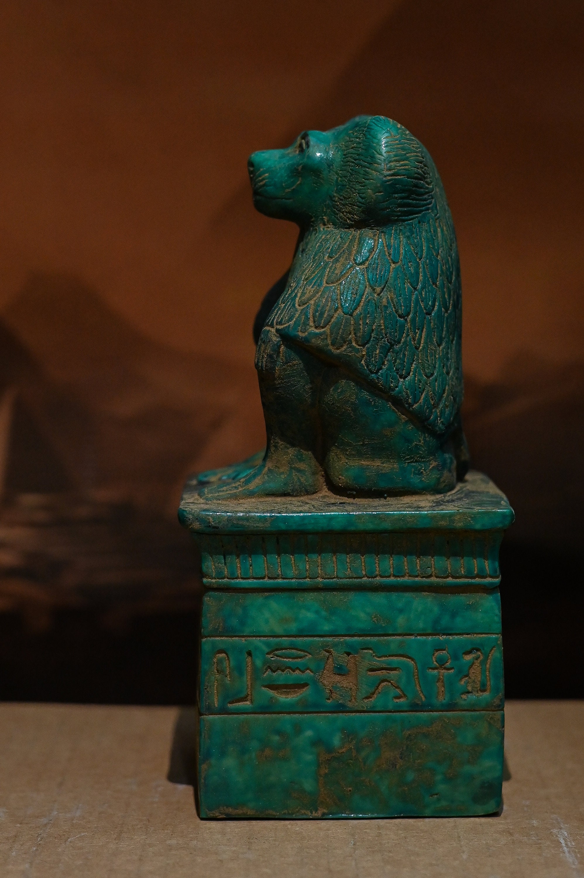 Statue of Thoth Baboon Seated Monkey moon God Thoth and - Etsy UK