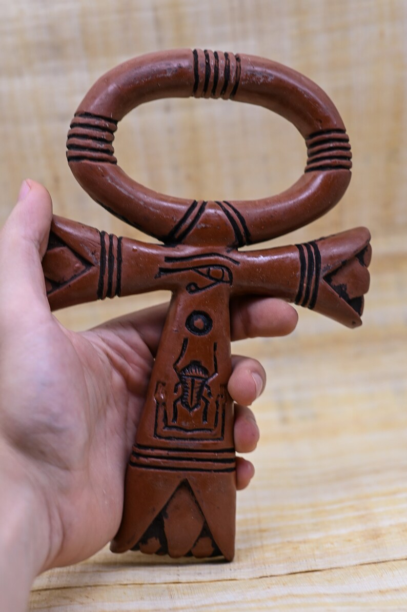 Unique ANKH key of Life With the Eye of RA symbol of - Etsy