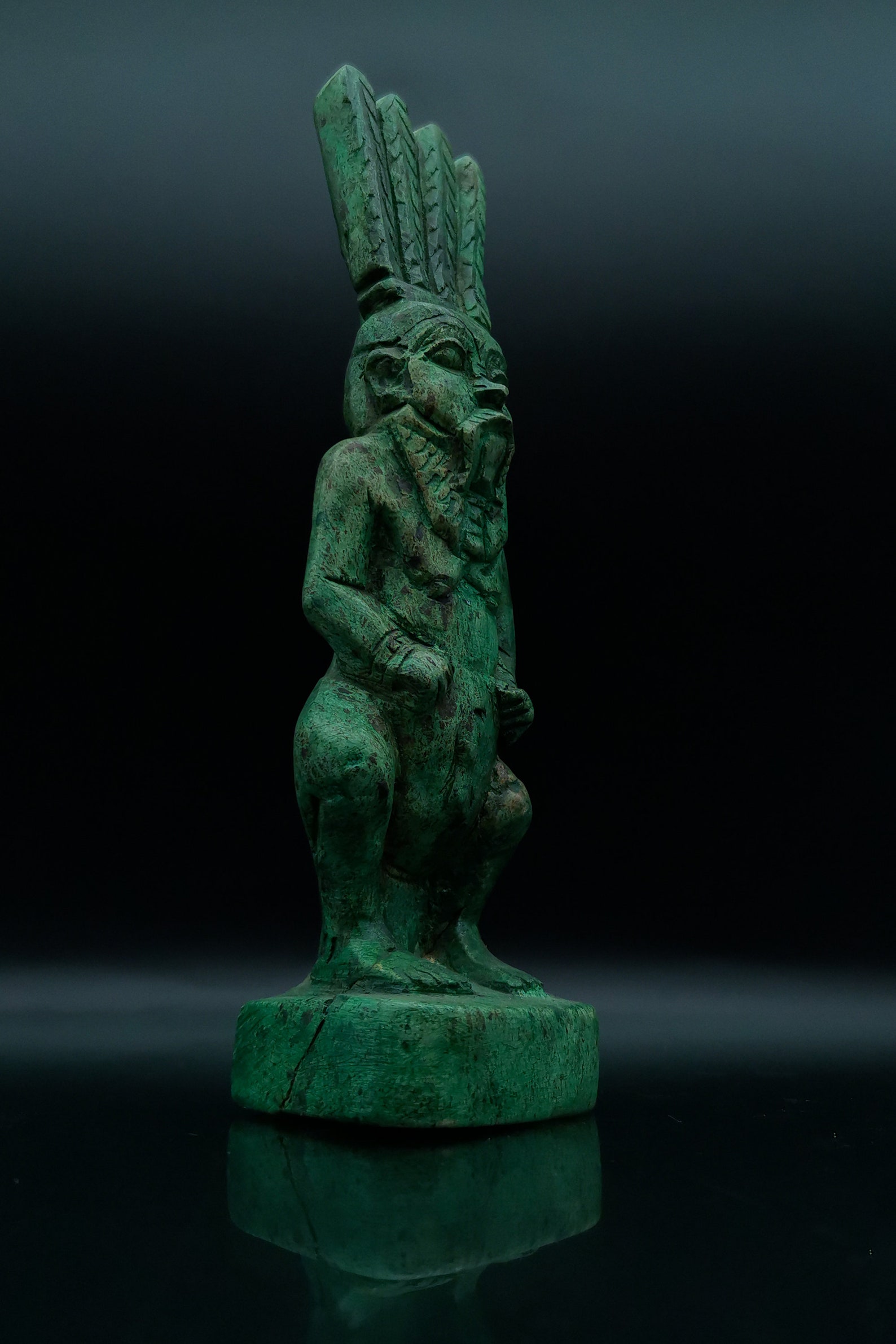 Unique Statue of God Bes the dwarf protector of households | Etsy