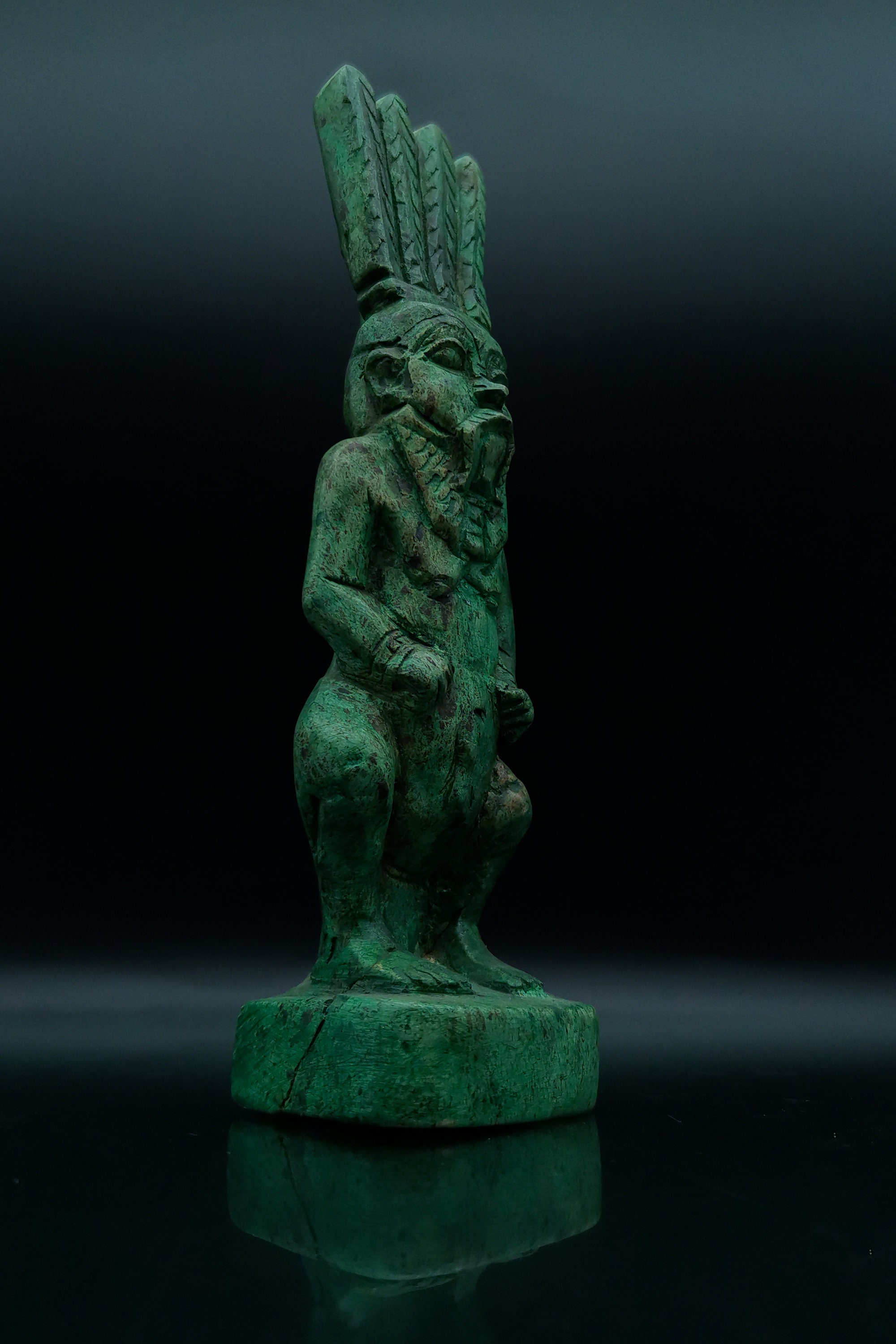 Unique Statue of God Bes the dwarf protector of households | Etsy