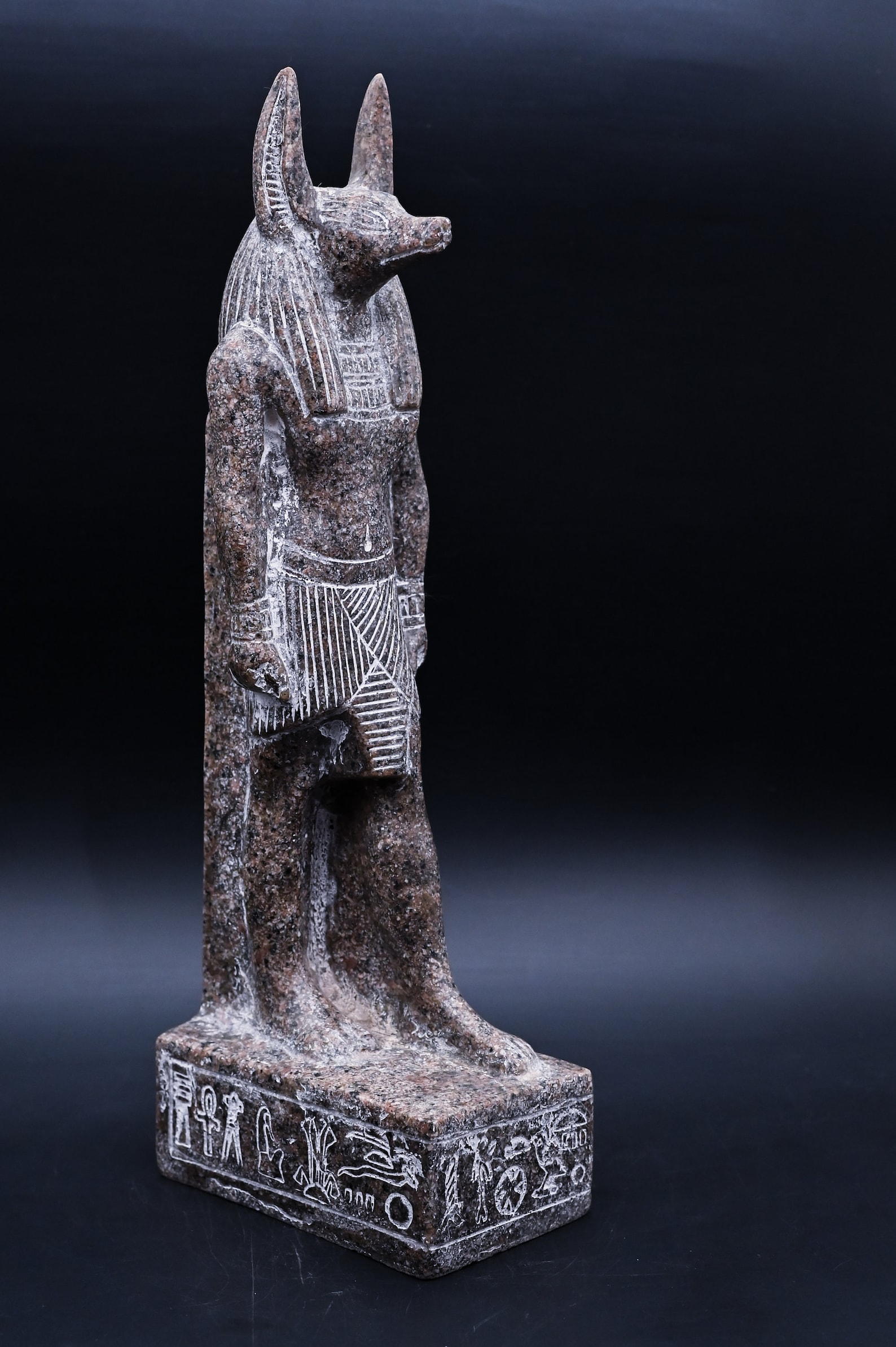 Unique Statue of Egyptian God Anubis Large Granite Heavy Stone - Etsy