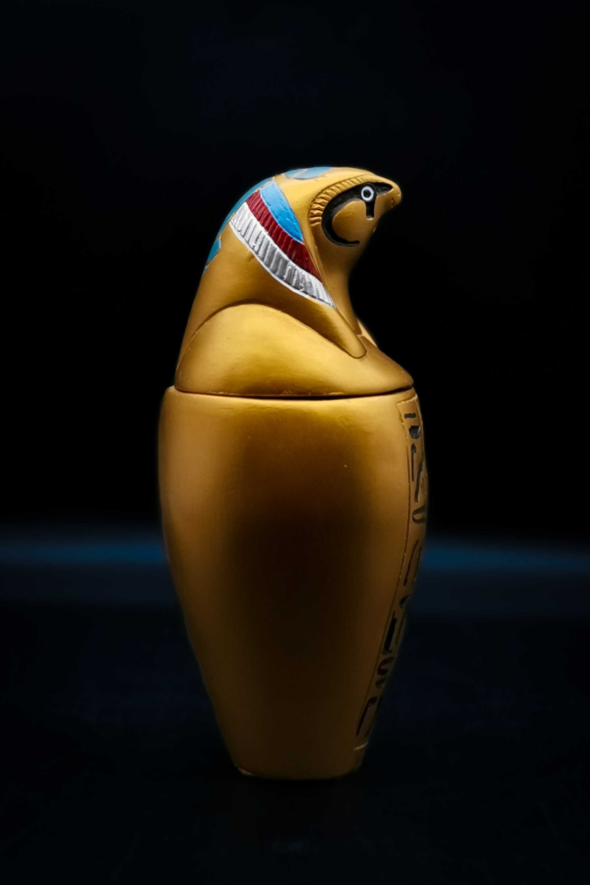 Unique Ancient Egyptian STORAGE Hieroglyphics Stone God Horus | Etsy