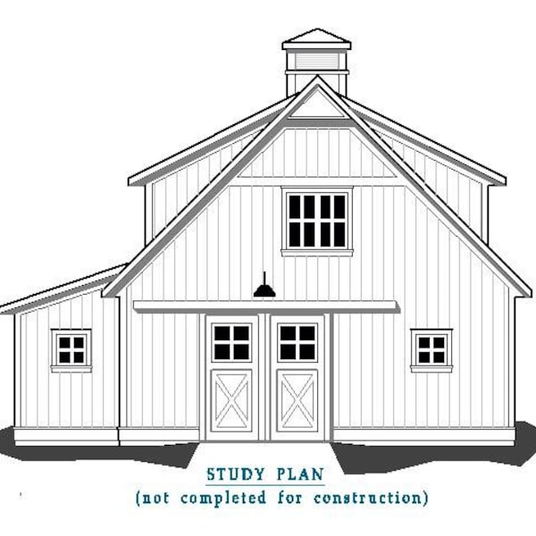 Barn House Plans - Etsy