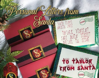 Handwritten Letter From Santa, Handwritten Christmas Letters, Christmas ...