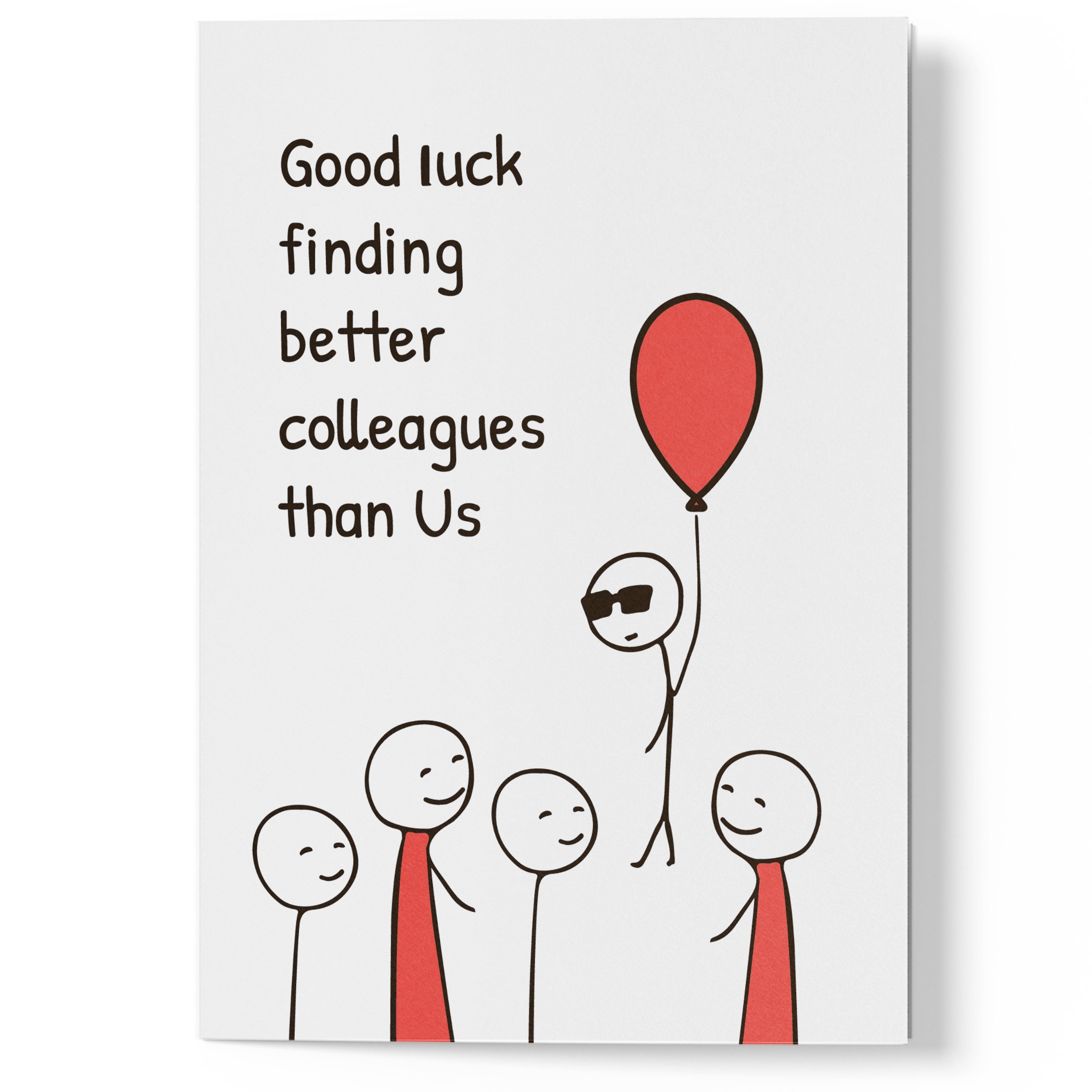 New Job Card Good Luck Finding Better Colleagues Personalized Funny ...