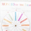 Months of the Year Wheel, Learning, Preschool, Homeschool, Educational ...