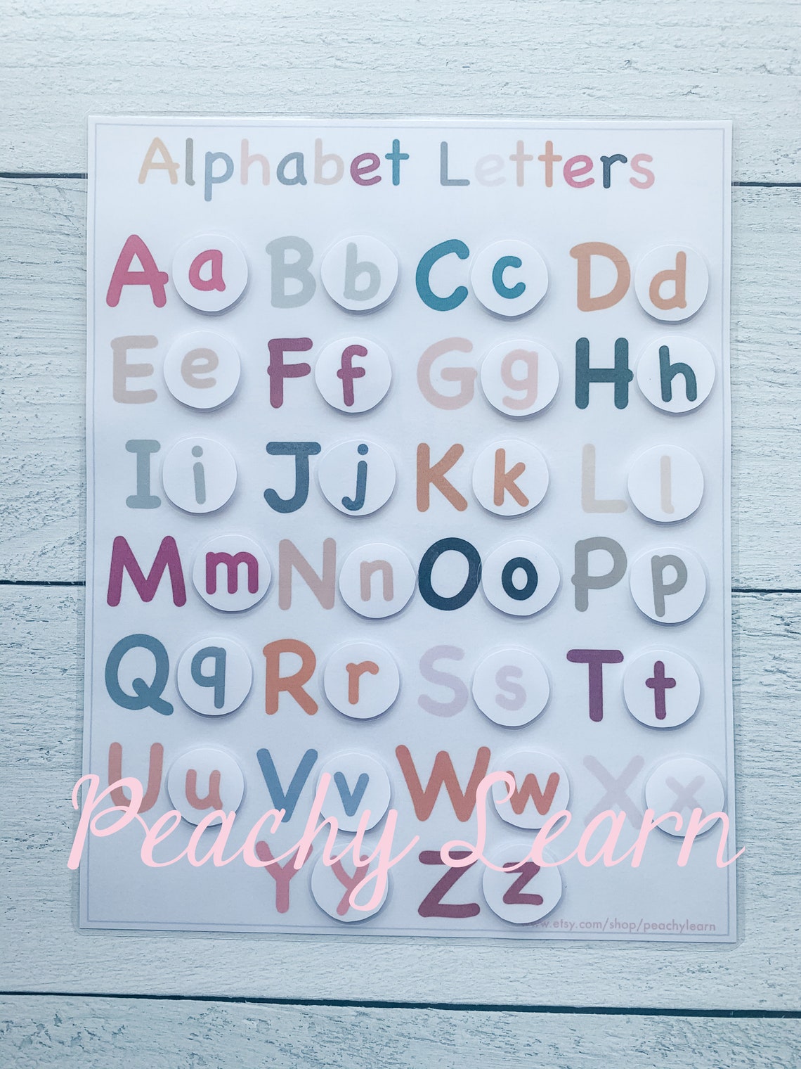 Alphabet Letters Printable Sorting Learning Time, Preschool, Homeschool ...