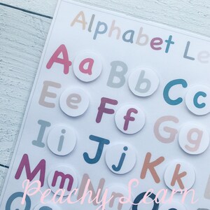 Alphabet Letters Printable Sorting Learning Time, Preschool, Homeschool ...