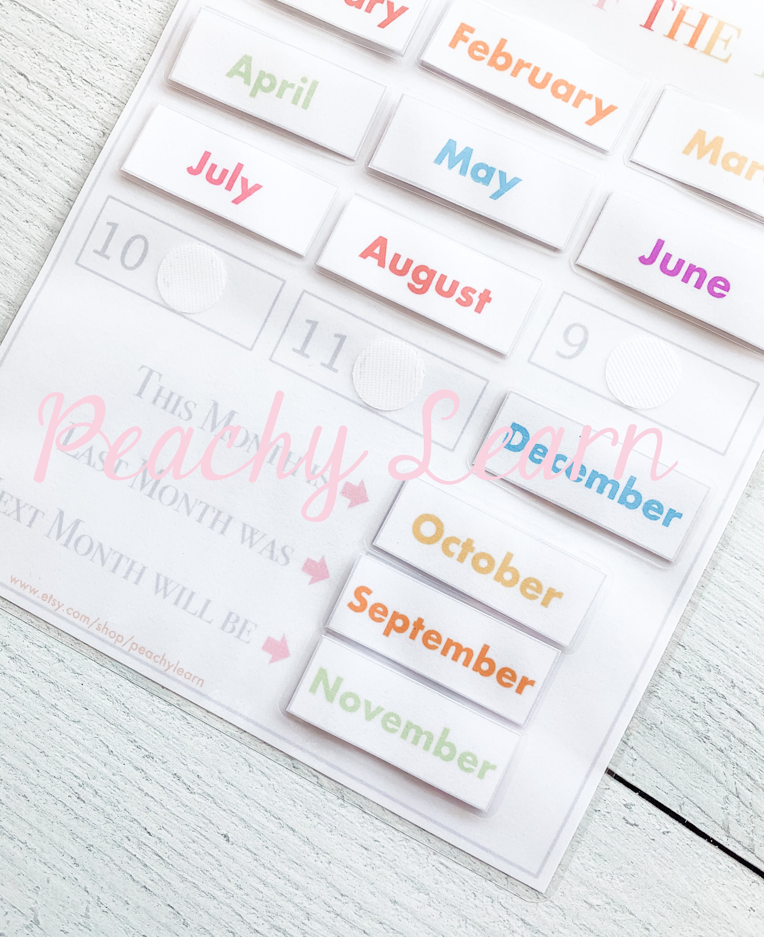 Months of the Year, Learning, Preschool, Homeschool, Educational, Teach ...