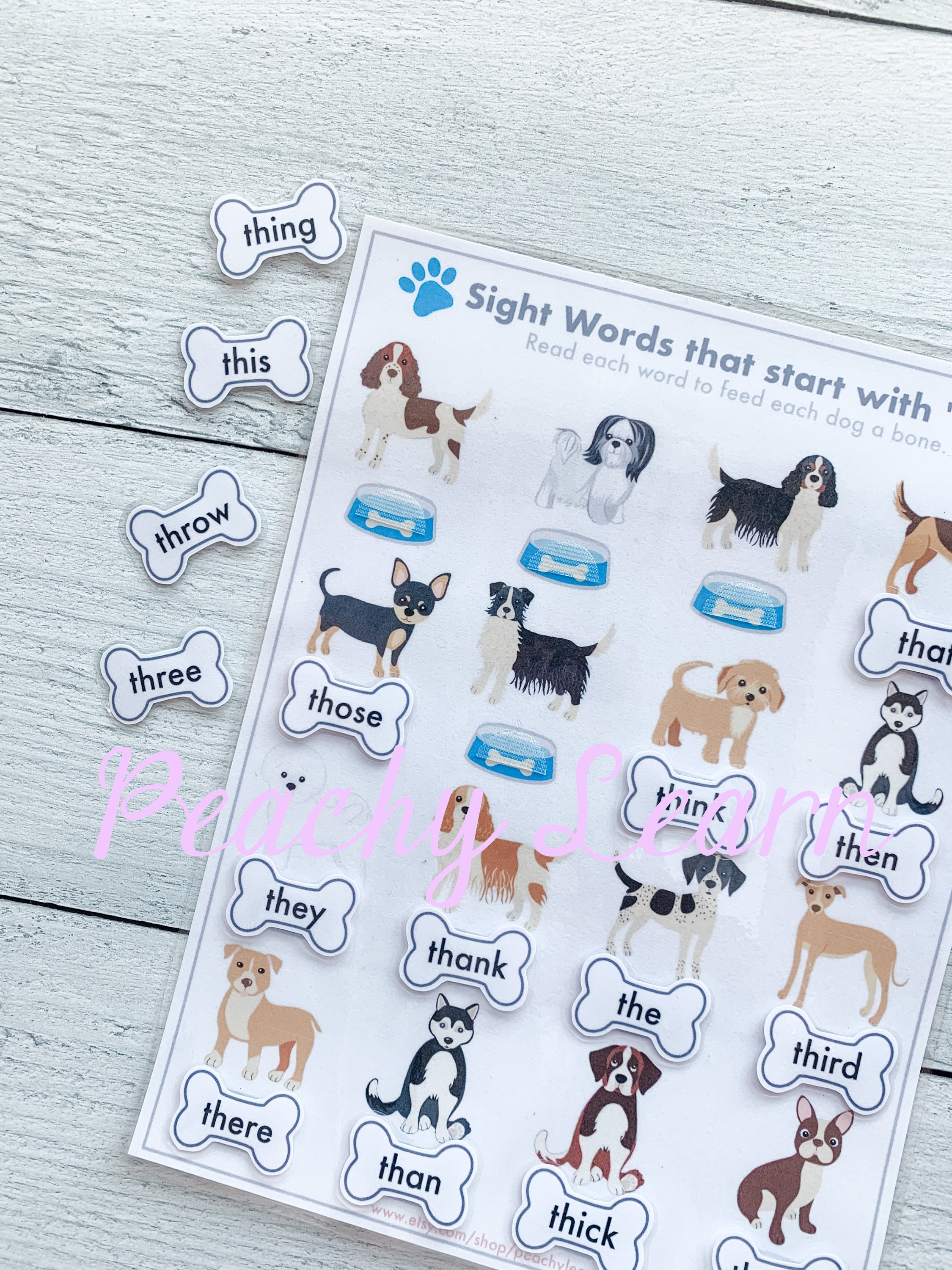 Sight Words TH Learning Time, Preschool, Homeschool, Educational, Teach ...
