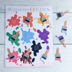 Color Matching, Memory Game, Learning, Preschool, Homeschool ...