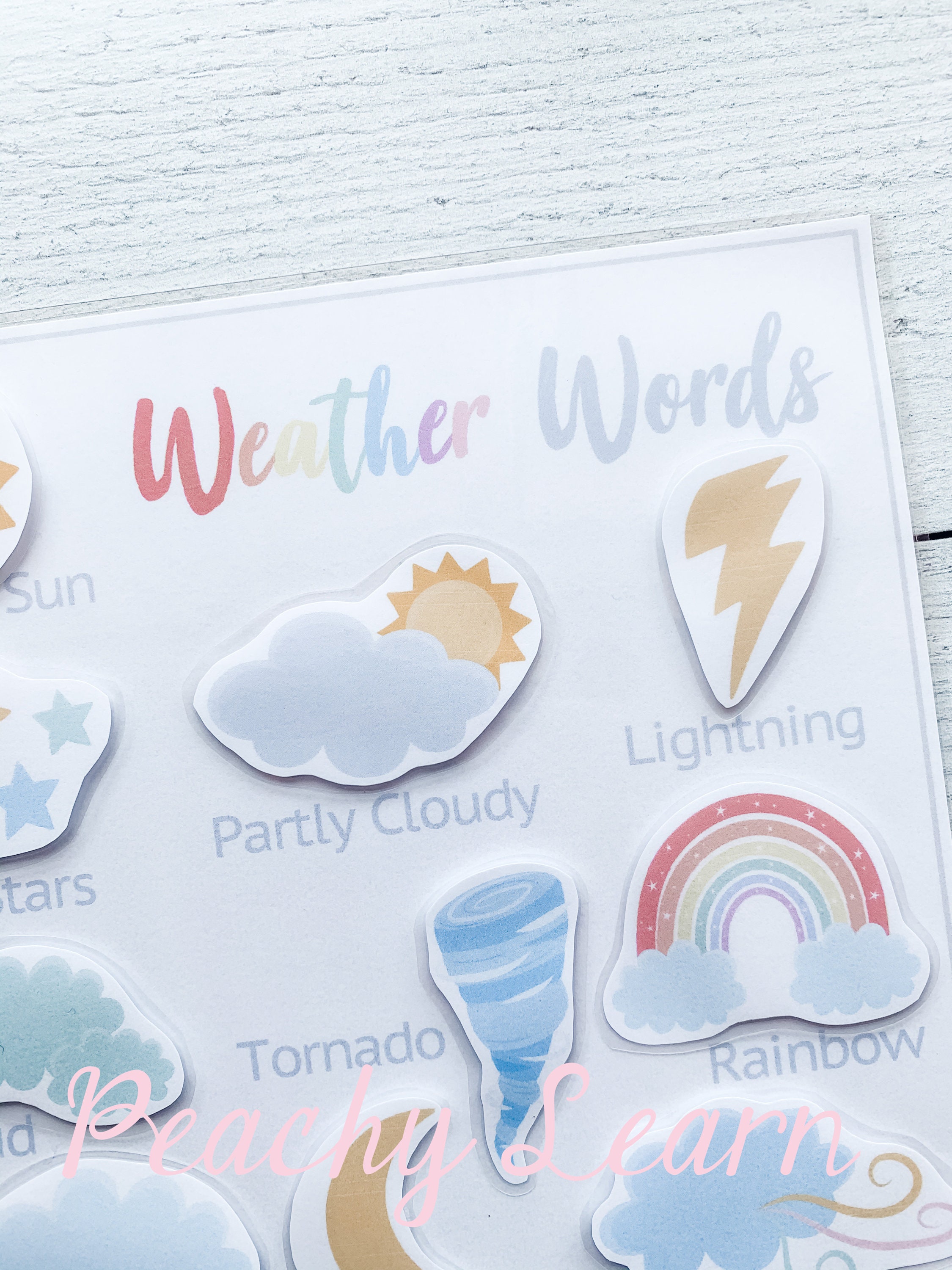 Weather Matching, Memory Game, Learning, Preschool, Homeschool ...