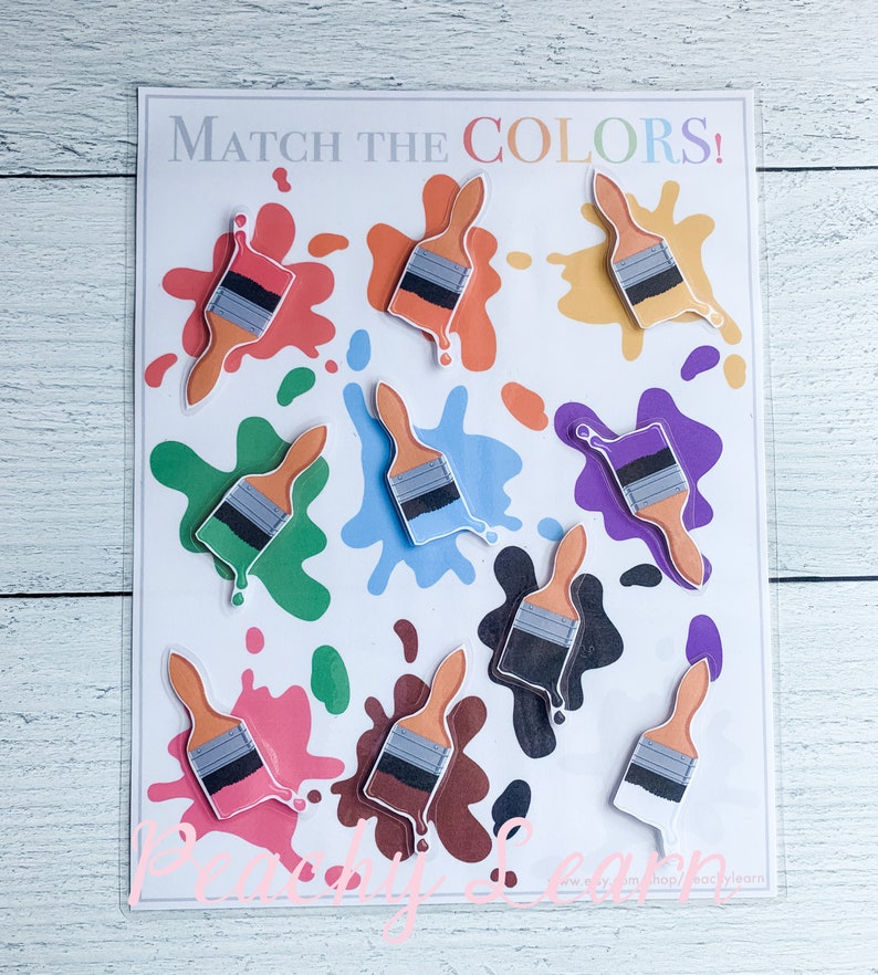 Color Matching, Memory Game, Learning, Preschool, Homeschool ...