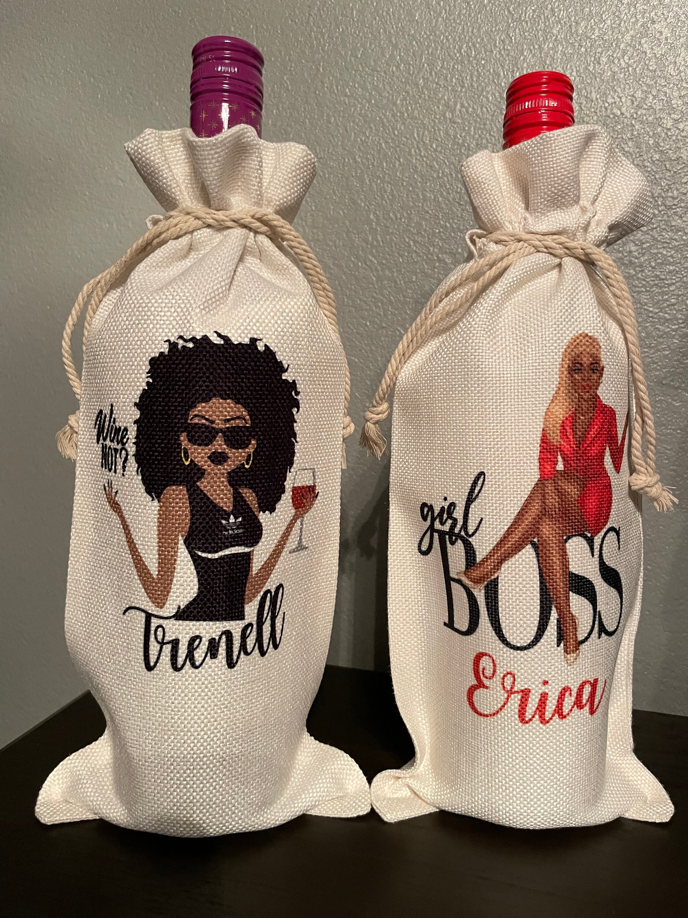 Customized Wine Bag - Etsy
