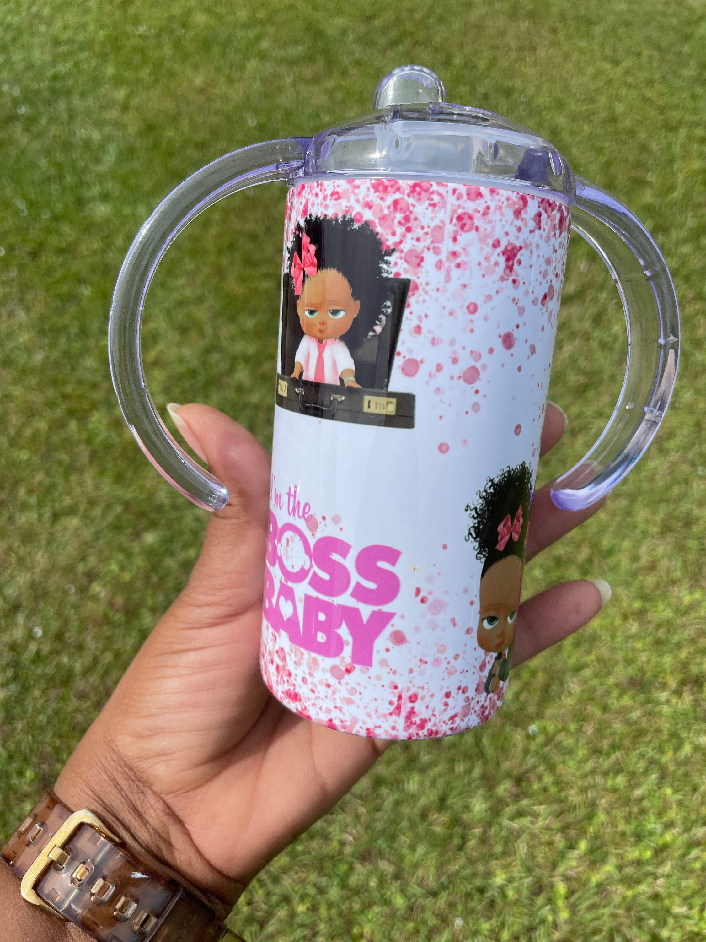 Boss Baby Girl Sippy Cup - Etsy