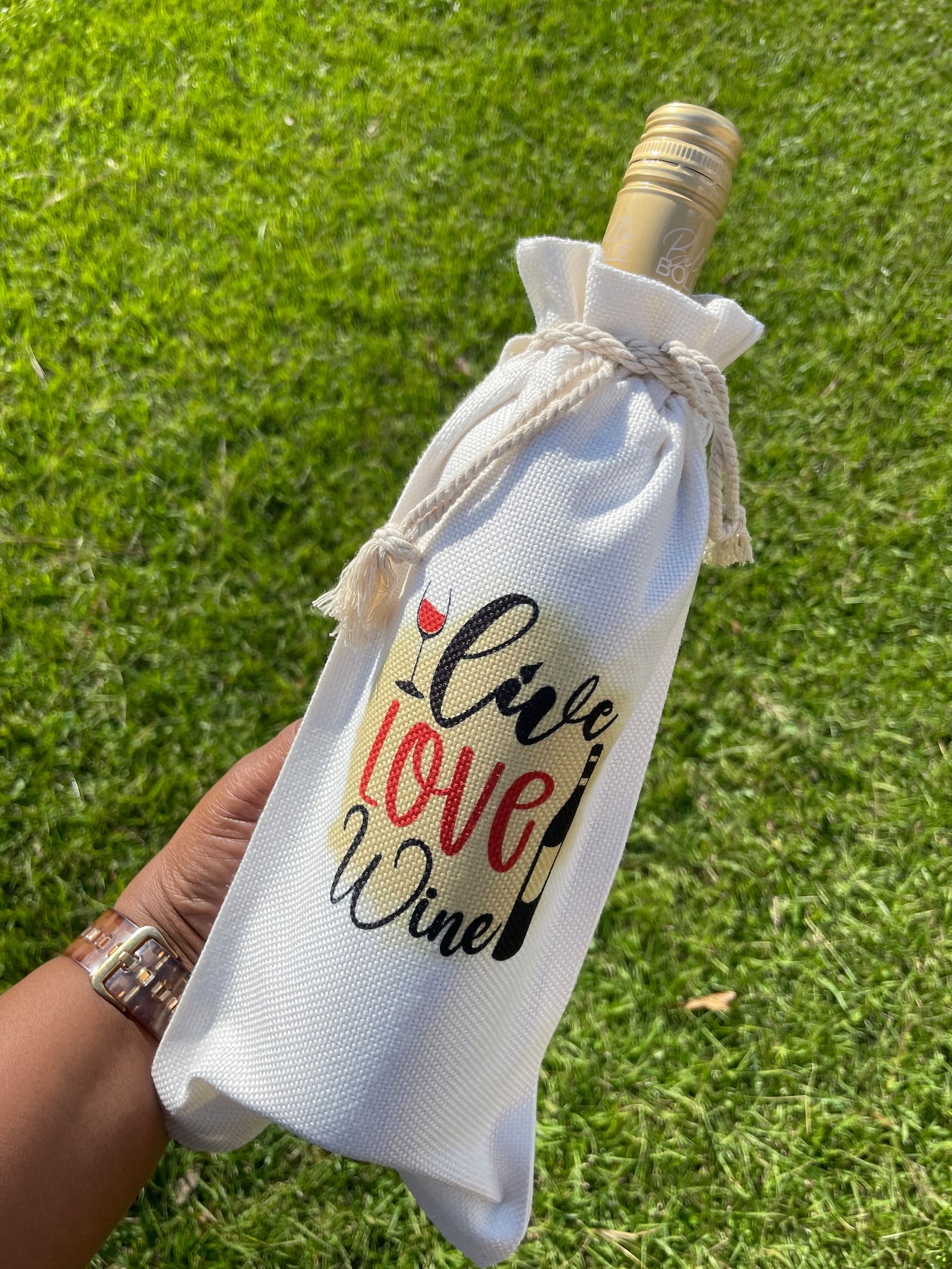 Customized Wine Bag - Etsy