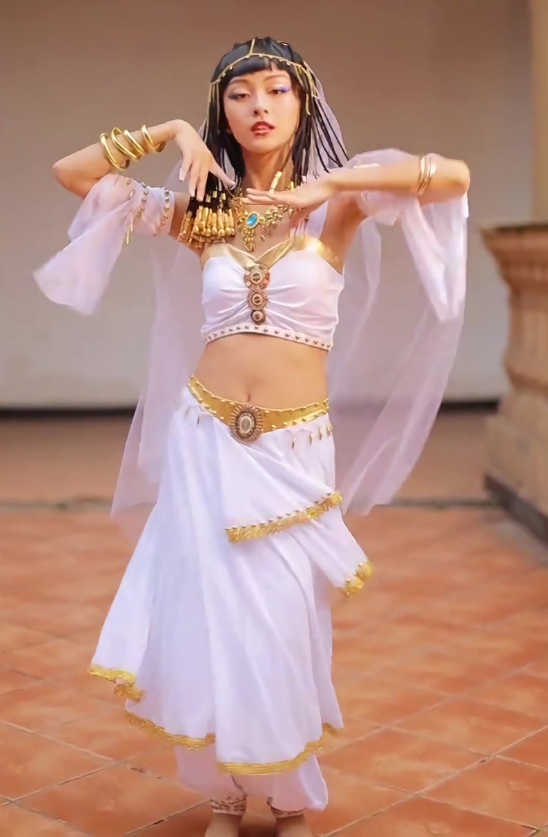 Greek Goddess Outfit Belly Dance Women Adult Cosplay Costume - Etsy
