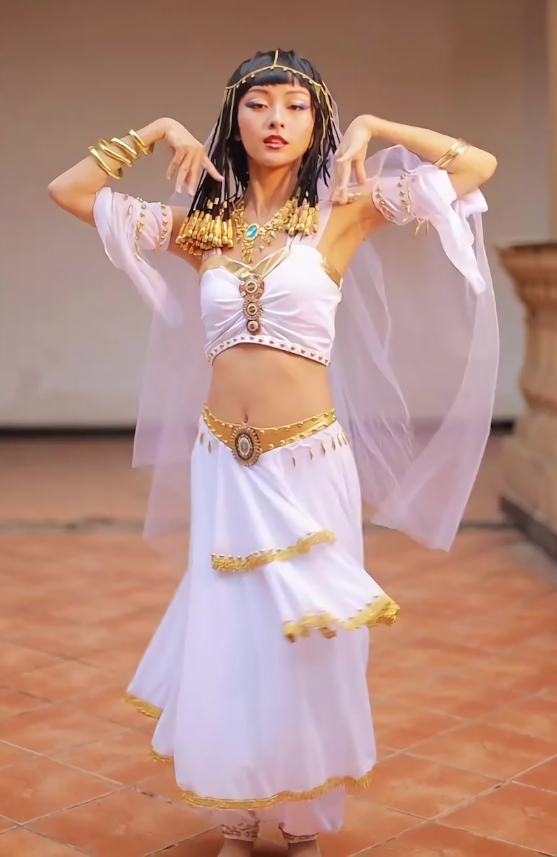 Greek Goddess Outfit Belly Dance Women Adult Cosplay Costume Etsy