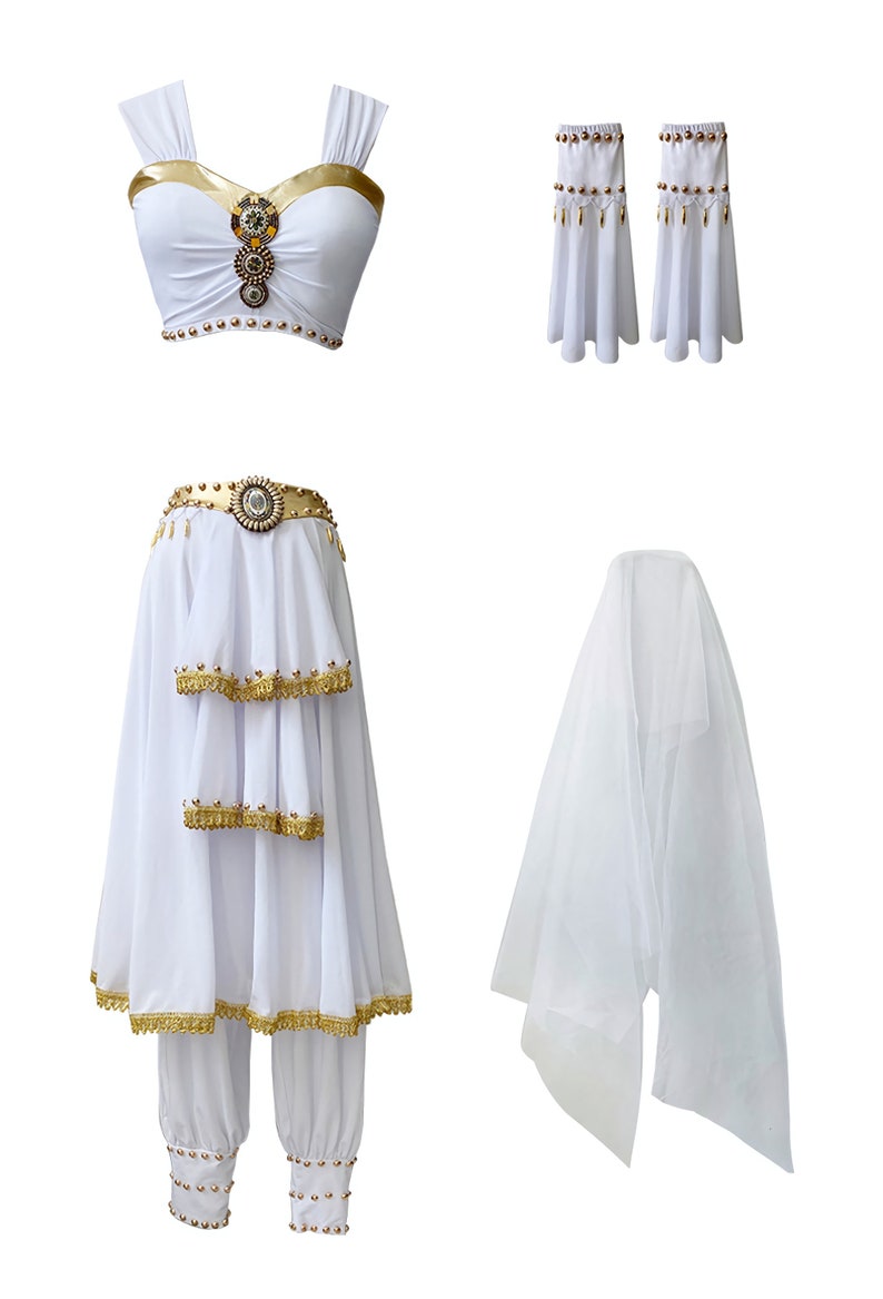 Greek Goddess Outfit Belly Dance Women Adult Cosplay Costume - Etsy