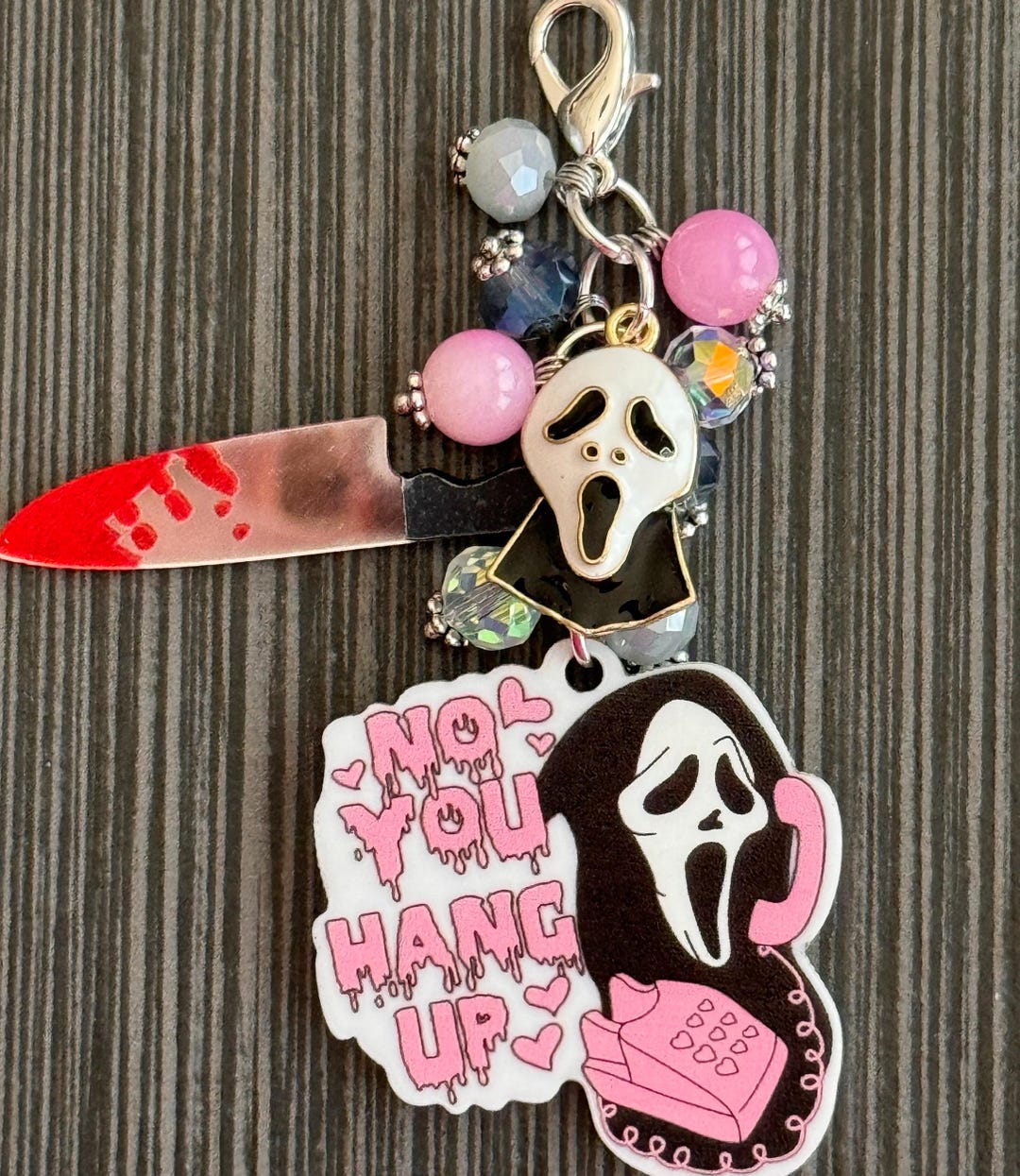 Costume Dangle Charm Clasp or Paperclip, Clasped Charm, Paperclip Charm ...