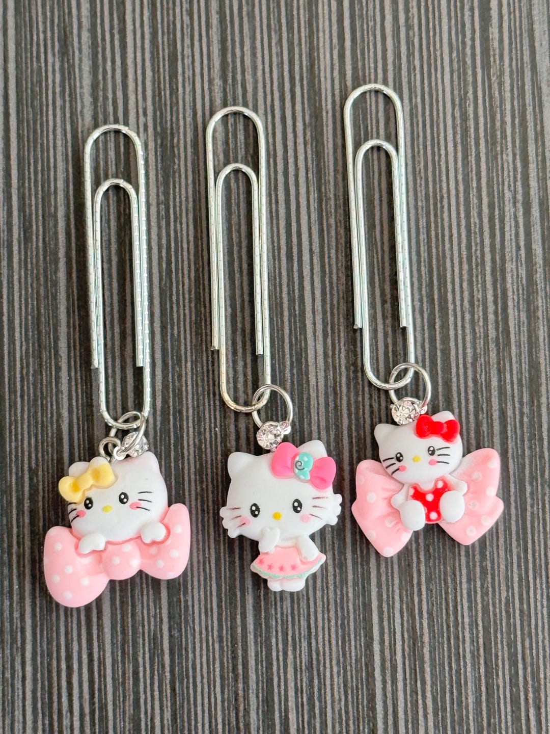 Simple Kitty Friend Dangle Paperclip, Paperclip Accessory, Paperclip ...