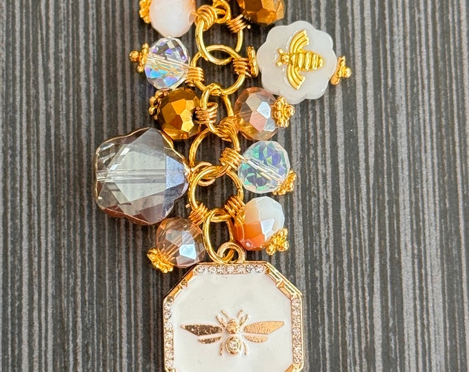 Regal Bee Dangle Charm Clasp, Clasp Accessory, Clasped Charm, Dangler ...