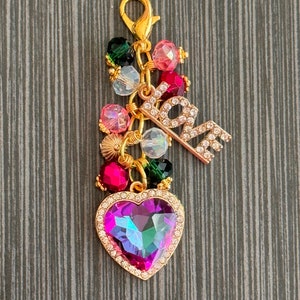 LOVE Dangle Charm, Clasped Accessory, Clasped Charm, Dangler Accessory ...