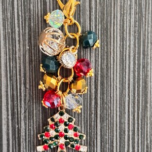 Christmas Tree Splendor Dangle Charm, Clasped Accessory, Clasped Charm ...