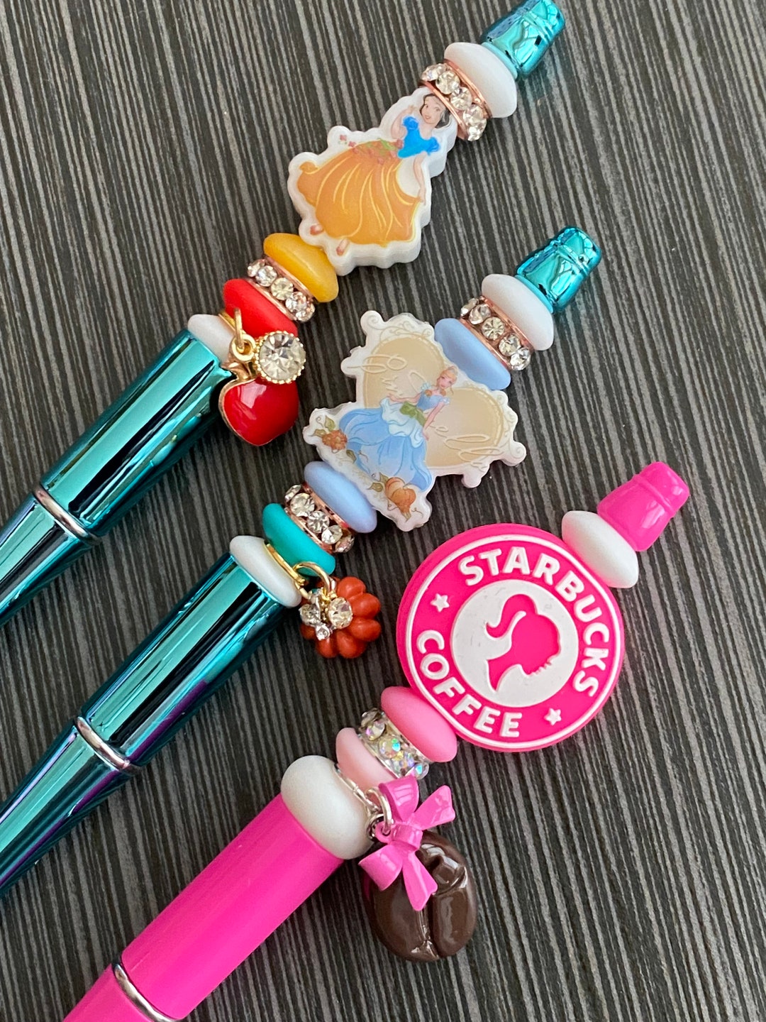 Silicone Beaded Pen, Dangle Charm, Black Ink, Year Round Exquisite Pens ...