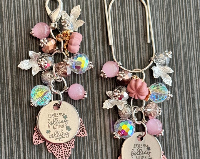 Falls Calling Dangle Charm Clasp or Paperclip, Clasped Charm, Paperclip ...