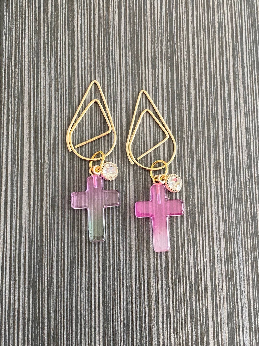 Delicate Cross Dangle Paperclip, Decorative Accessory, Paperclip ...